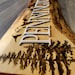 Name Sign - Blue Pine Wood - Etsy