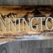 Name Sign - Blue Pine Wood - Etsy