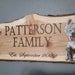 Custom Live Edge Cedar Wood Wedding Sign - Etsy