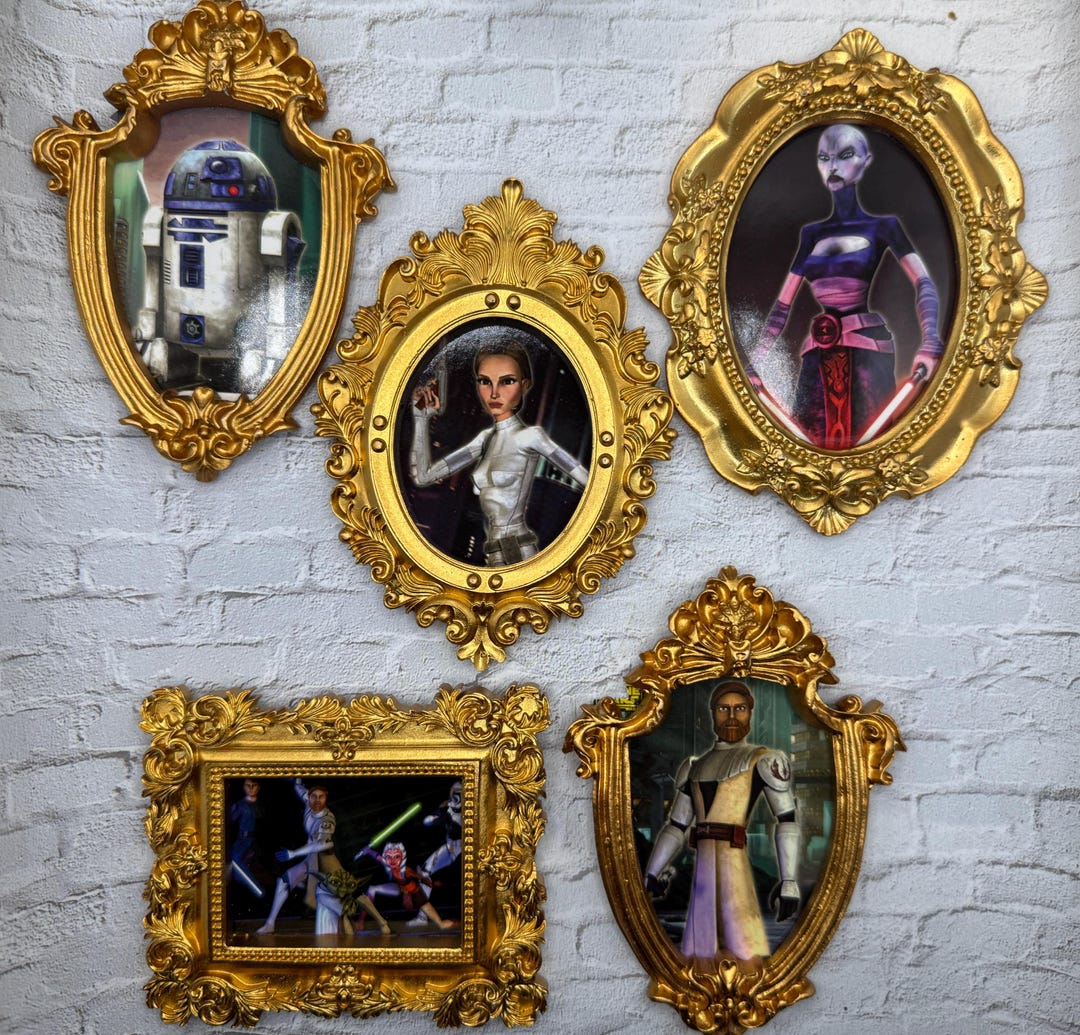 Clone Wars Upcycled Card Portrait Wall Hang - Etsy