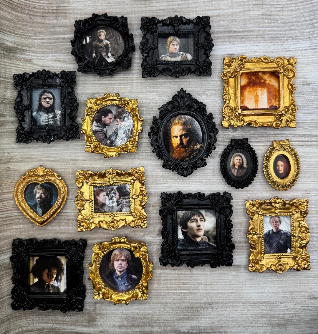 Game of Thrones Fridge Magnet Set of 5 *mystery Pack* Ornate Framed ...