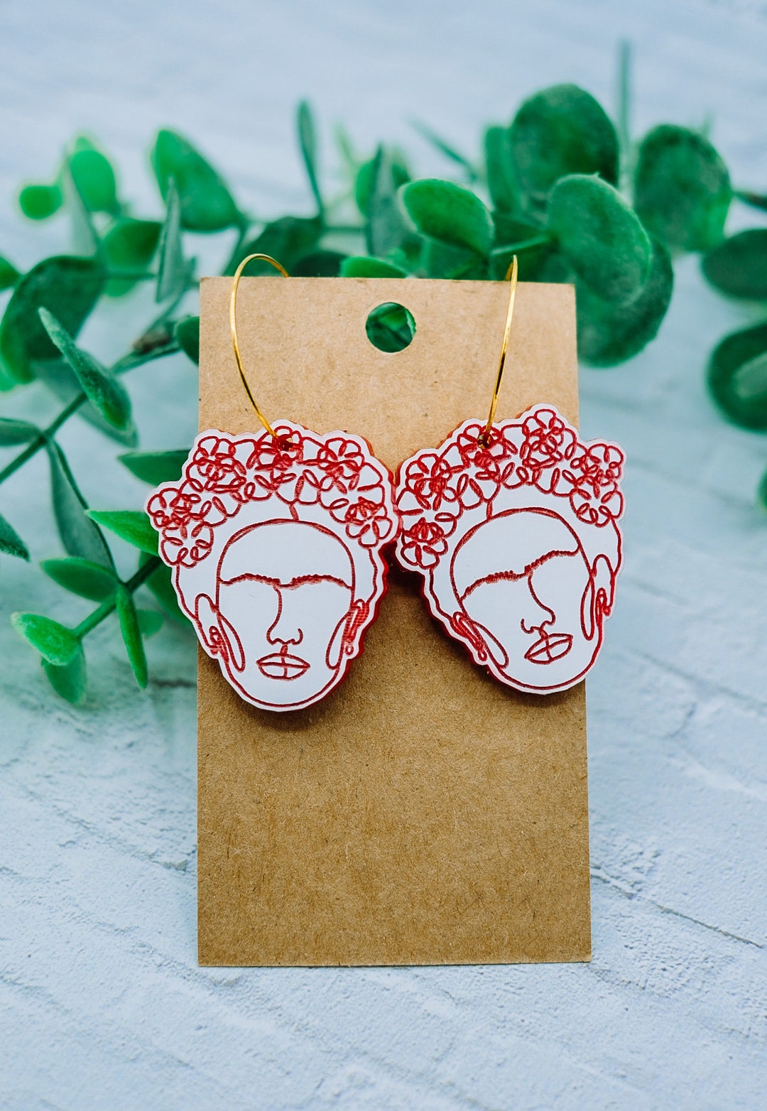 Frida Kahlo Dangle Earrings - Etsy