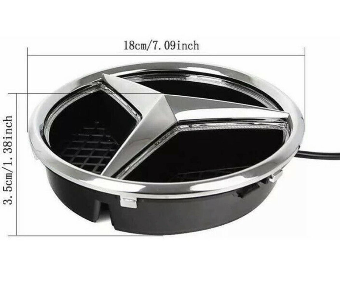 Illuminated Led Light Grille Star Emblems Badge for Mercedes Benz 2011 ...