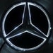 Illuminated Car Led Grille Biled Logo Emblems Light Mercedes Benz GLC ...
