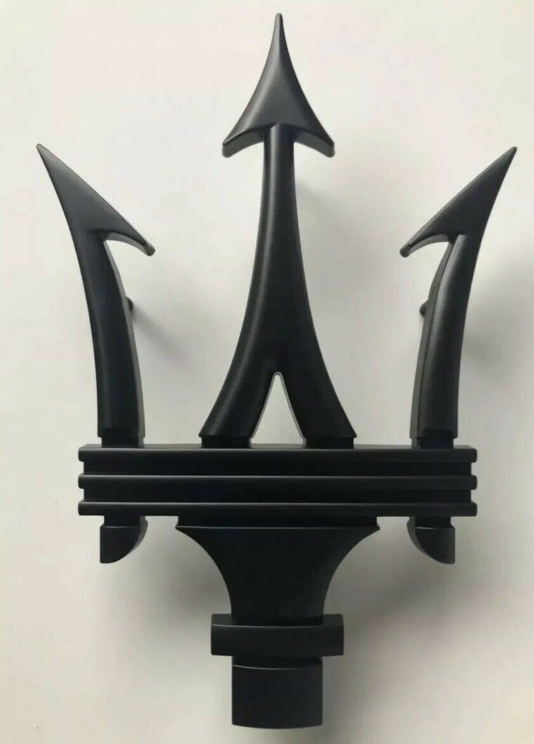 MASERATI GRANDTURISMO GHIBILI Quattroporte Trident Black Emblem Grille ...