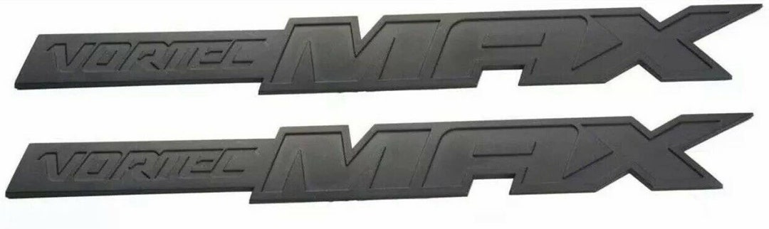2pcs Vortec Max Door Emblem Logo, Badge Plate Band Decals for (matte ...