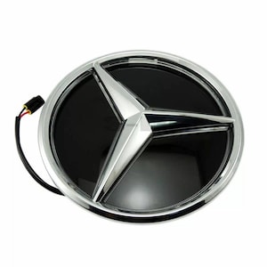 Mercedes Benz 2011-2017 Front Grille Mirror Star LED White Illuminated ...