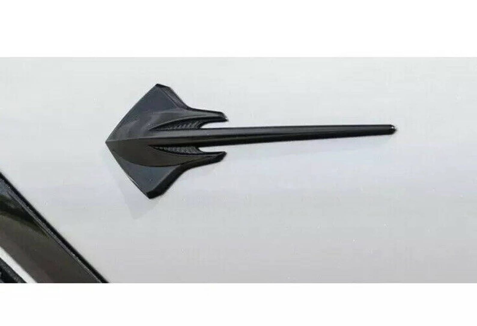 2X Black Glossy Stingray Mako Shark Fender Emblems for - Etsy