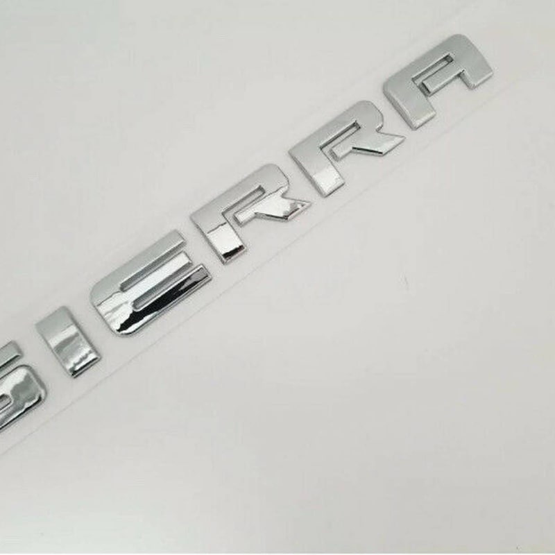 Chrome Car Letters - Etsy