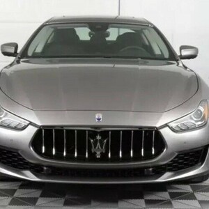 MASERATI GRANDTURISMO GHIBILI Quattroporte Trident Black Emblem Grille ...