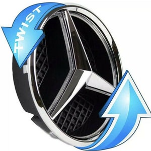 Illuminated Led Light Grille Star Emblems Badge for Mercedes Benz 2011 ...