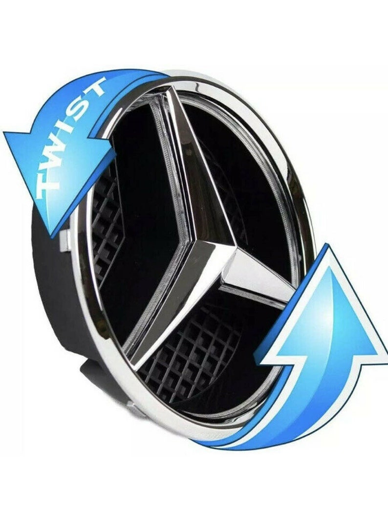 Illuminated Led Light Grille Star Emblems Badge for Mercedes Benz 2011 ...