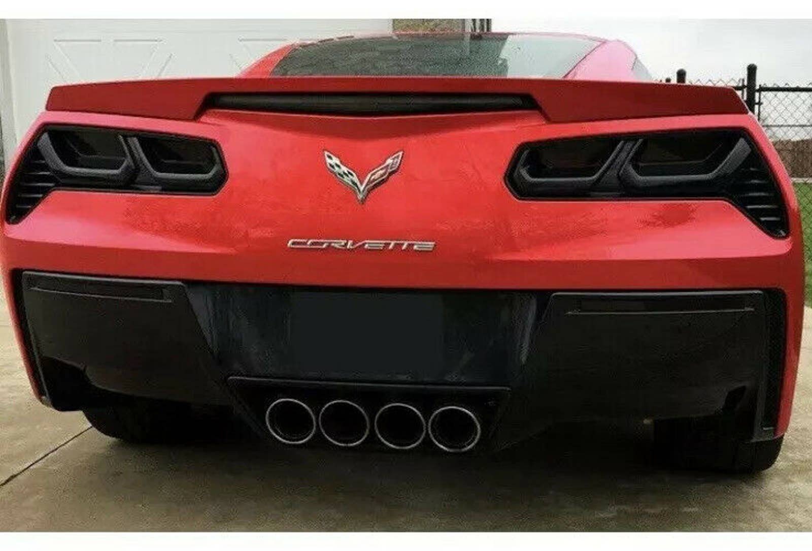 C7 Corvette Chrome Rear Trunk Bumper Emblem Badge Logo Factory - Etsy
