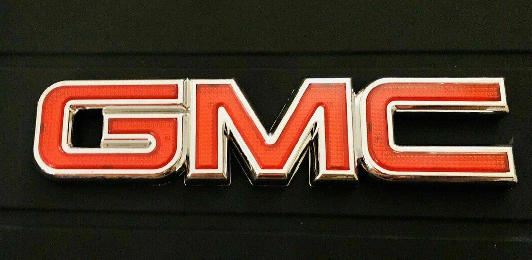 Rear Lift Gate Red Emblems Badge for GMC Sierra Yukon Canyon C1500 ...