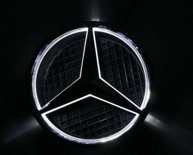 Illuminated LED Light Grille Star Embm Badge for Mercedes Benz 2011 ...
