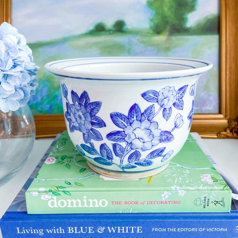 Delft Blue Planter - Etsy