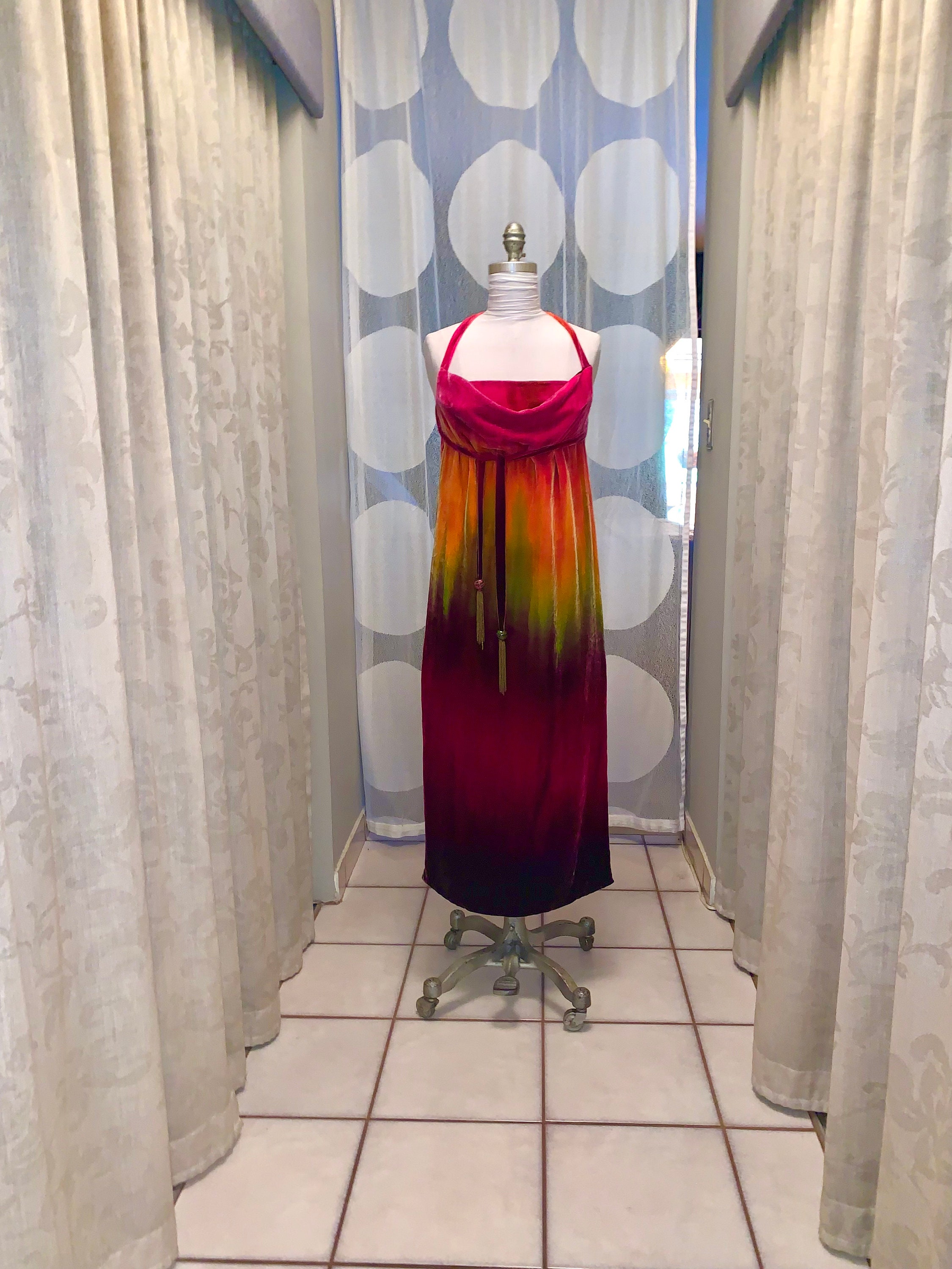 Velvet Dress With Mini Under - Etsy