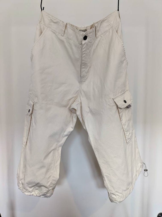 Vintage Calvin Klein cream Capri trousers - UK12 - Gem