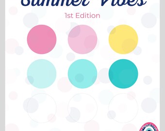Vibrant Summer Color Palette - Etsy