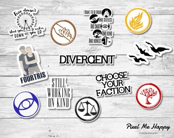 Divergent Stickers | Etsy