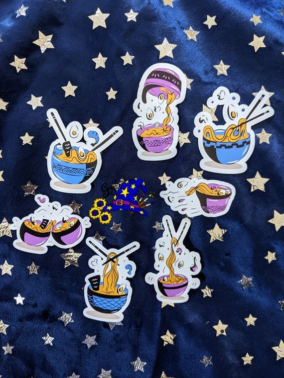 Ramen Sticker Set | Etsy