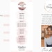 Rose Gold Roses and Rosé Themed Food and Drink Menu - Canva Template ...