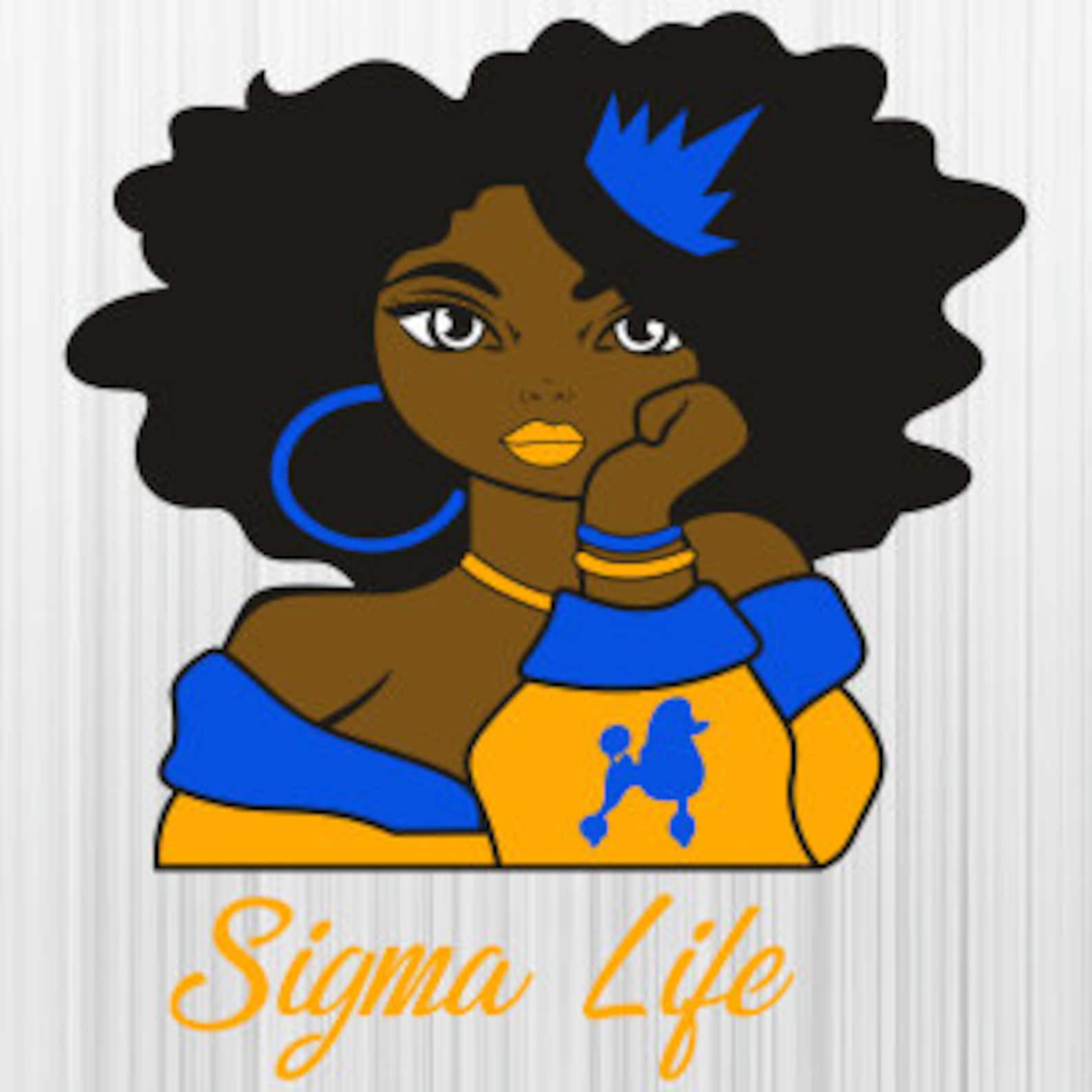 Sigma Life Girl Queen Svg, Sigma Life Girl Png, Sigma Girl Vector File ...