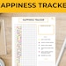 Digital Happiness Tracker, Printable Happiness Tracker, Happiness Log ...
