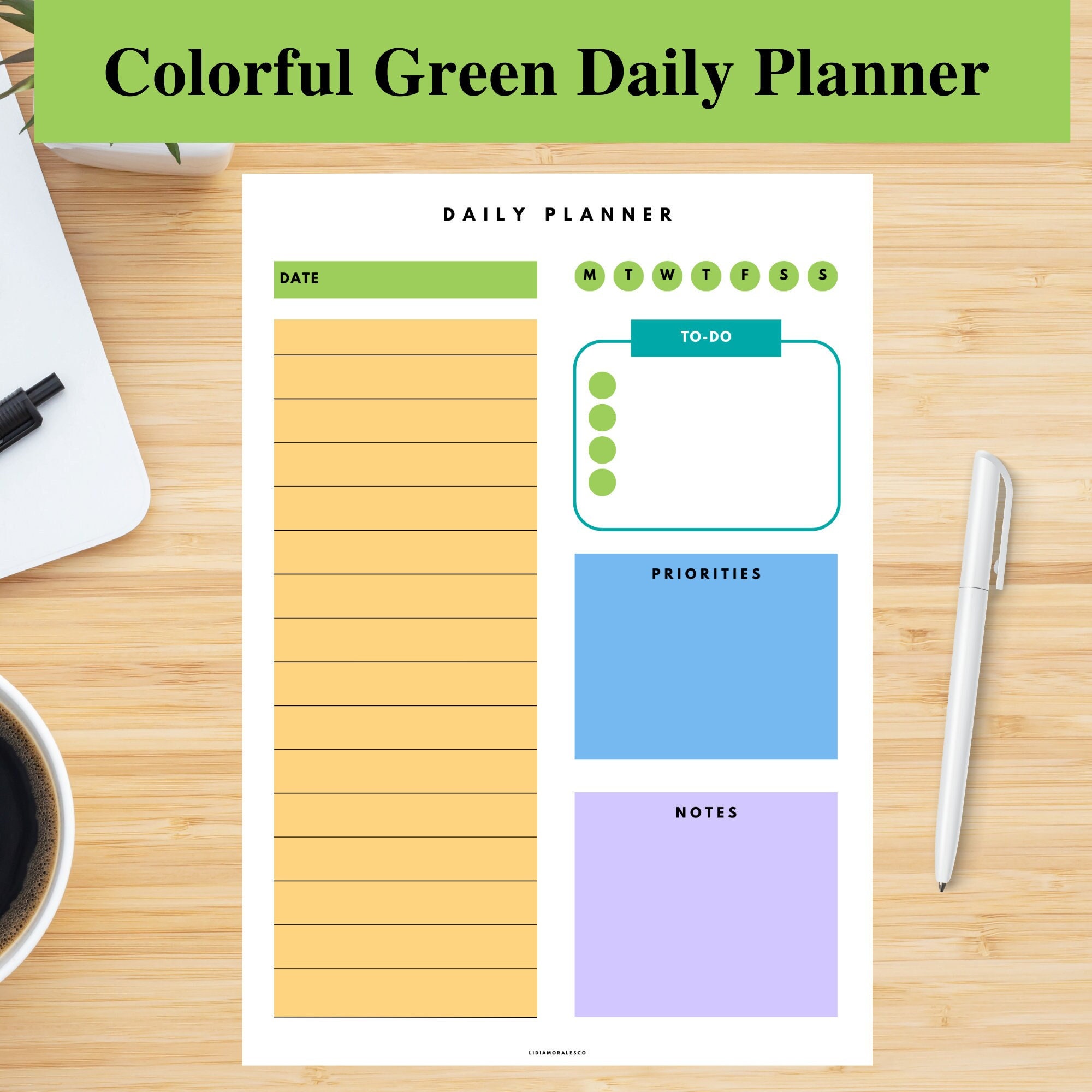 Daily Planner,daily Journal,goodnotes,daily Goal Journal,digital ...
