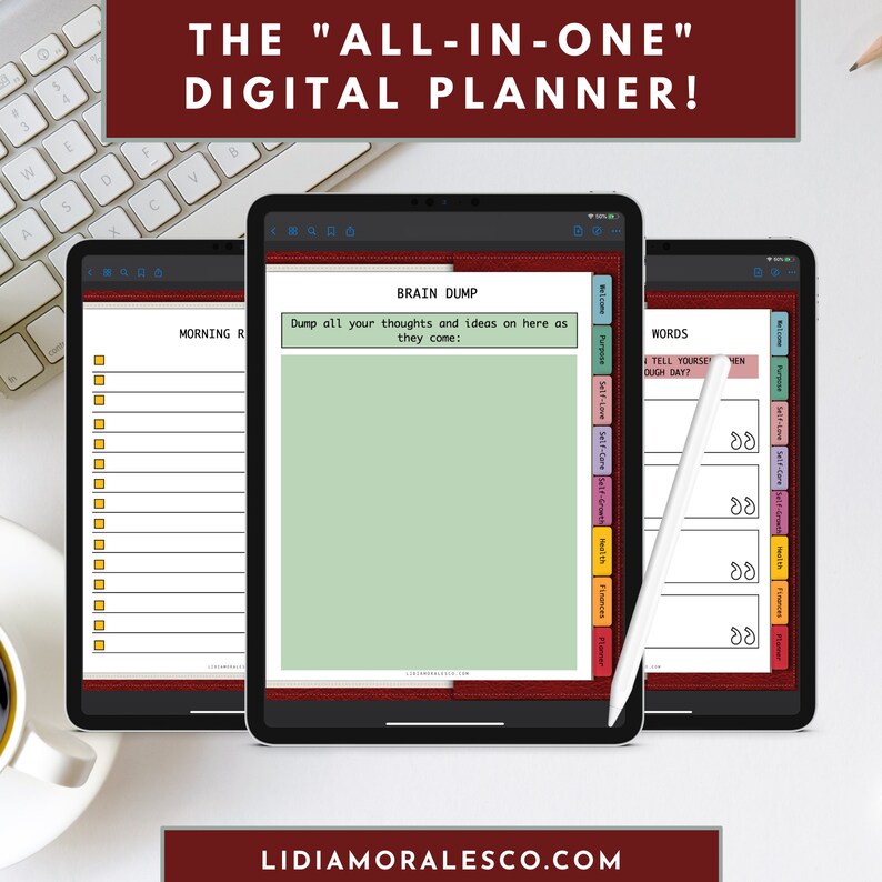 Intentional Living Digital Planner,yearly Planner, Life Planner ...
