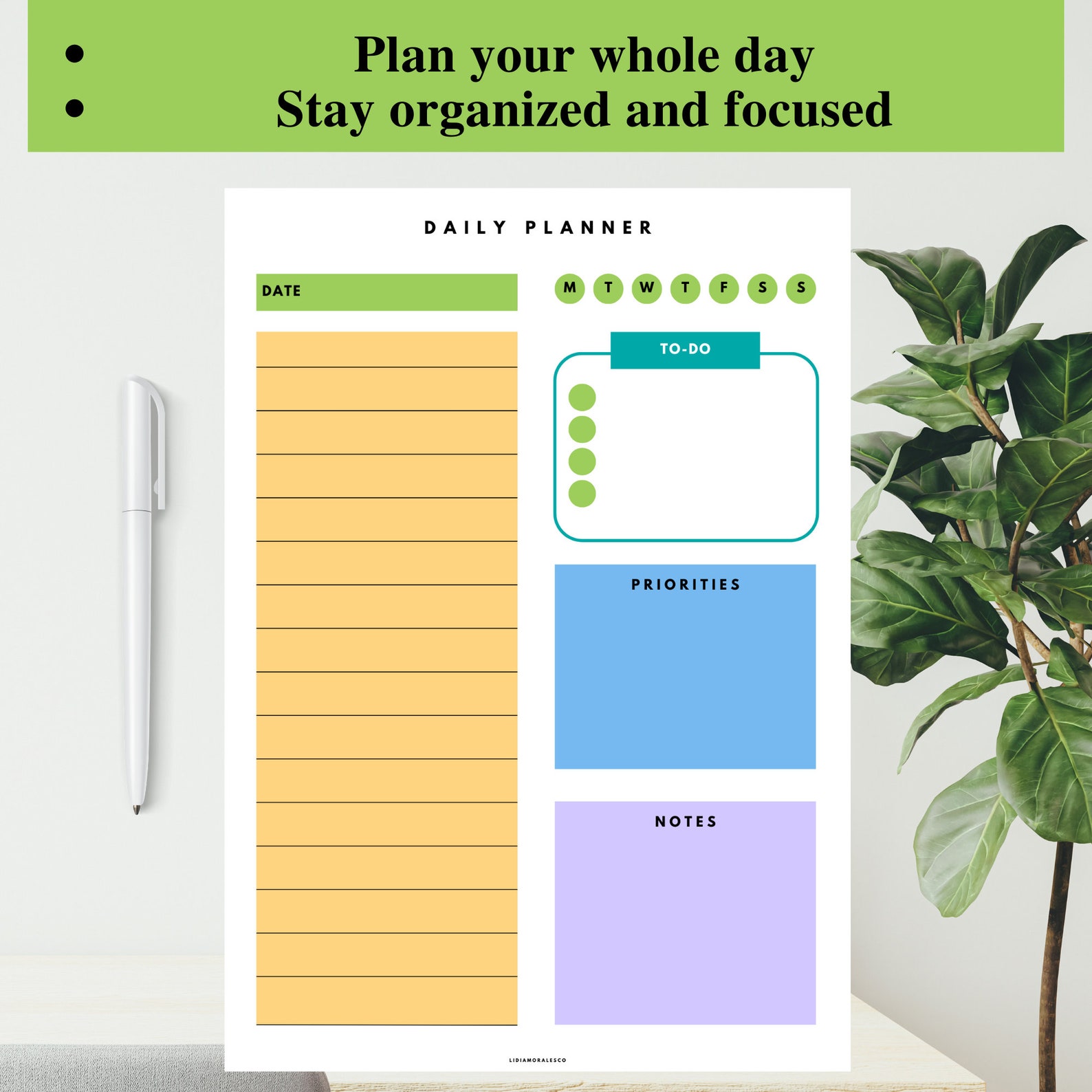 Daily Planner,daily Journal,goodnotes,daily Goal Journal,digital ...