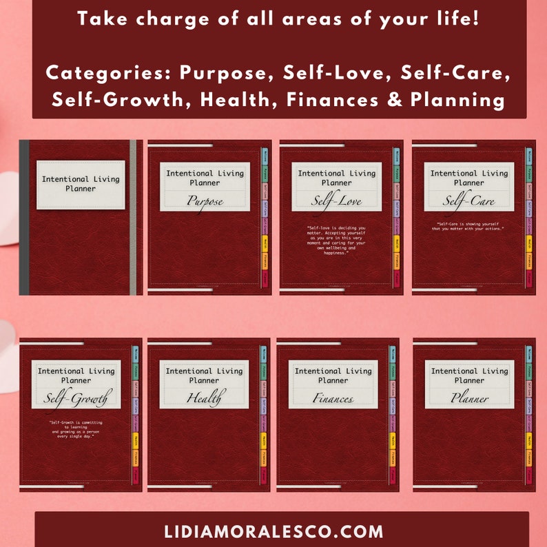 Intentional Living Digital Planner,yearly Planner, Life Planner ...