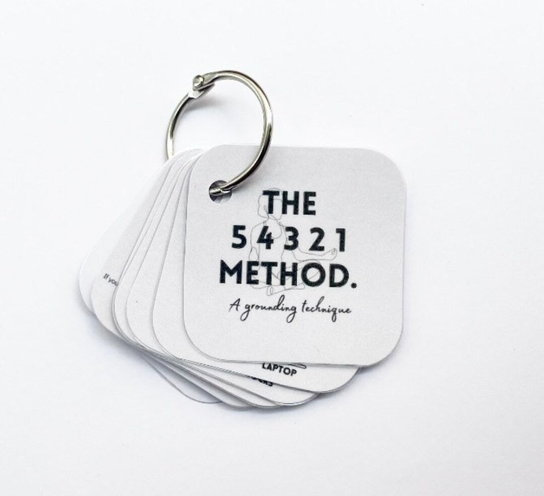 54321 Method // Anxiety Management // Mental Health Management - Etsy