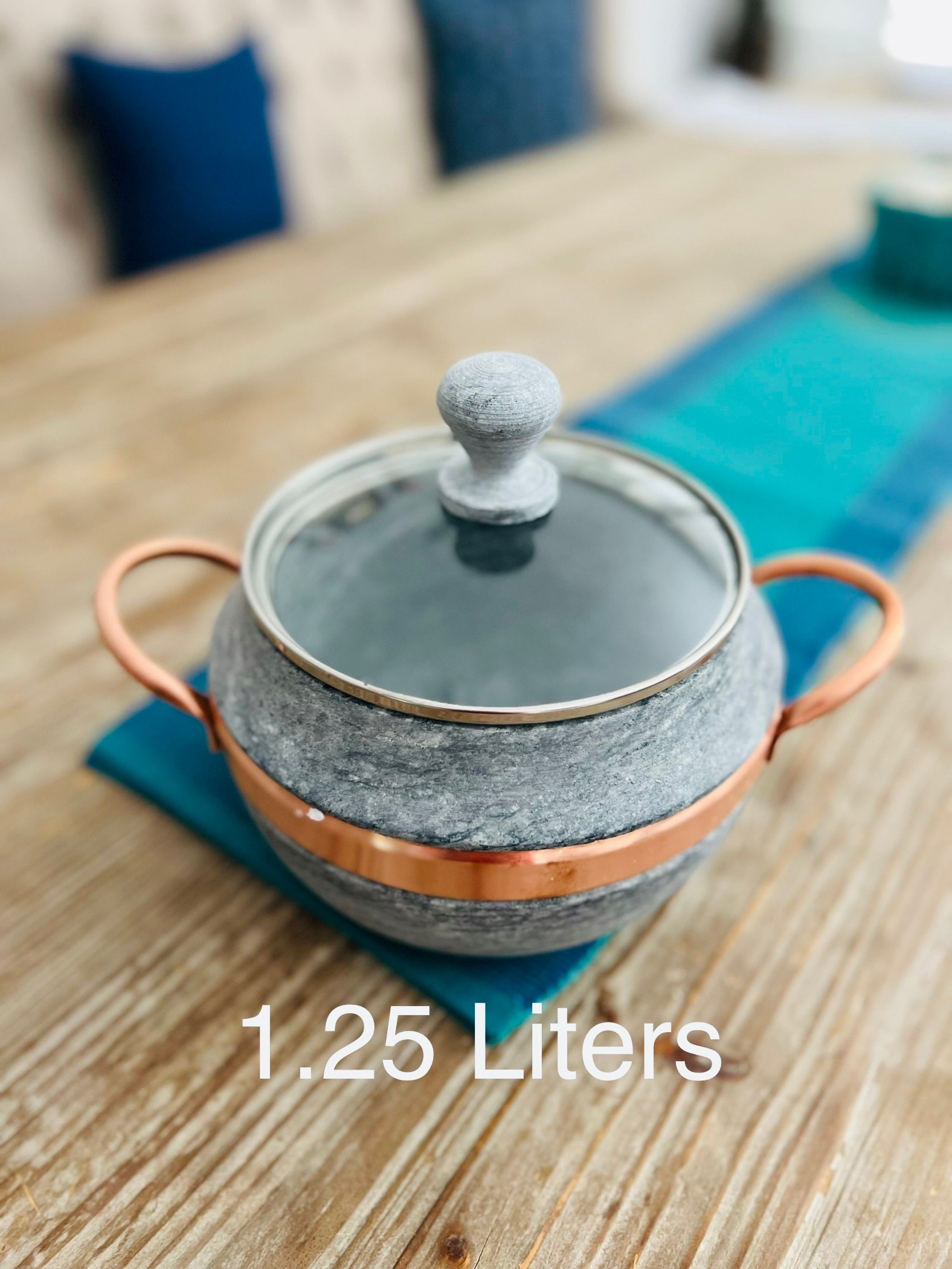 Soapstone Cookware With Glass Lid - Etsy