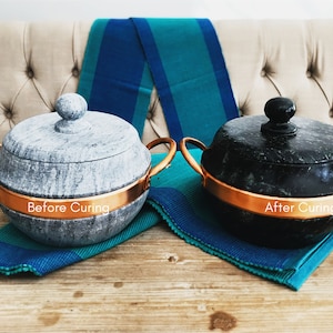 Soapstone Cookware Round Pot 1.25 Liters - Etsy