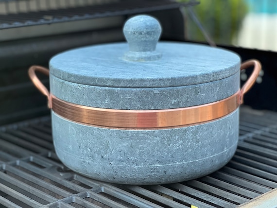 Soapstone Cooking Pot 4.0 Liters 4.2 Quart Etsy UK