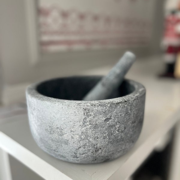 Large Thai Mortar and Pestle - Etsy