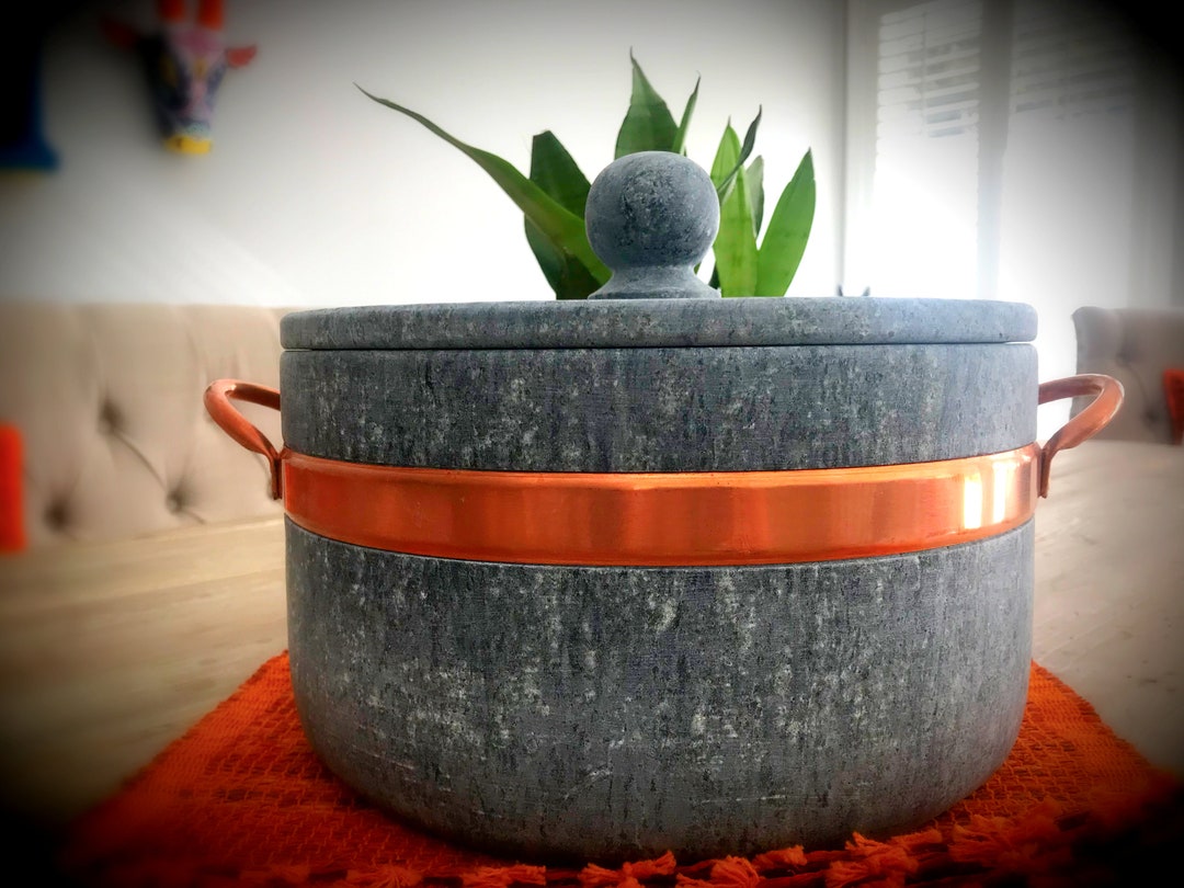 Soapstone Cookware Pot 5.3 Liters/5.6 Quarts - Etsy