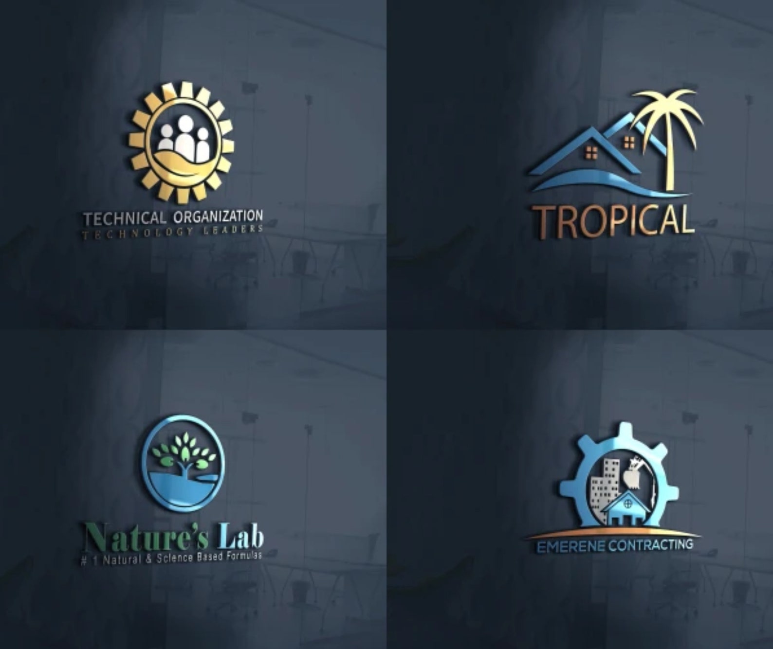 3D Business Logo Design, 3D Logo Sign, Logo Design Custom, Minimalist ...