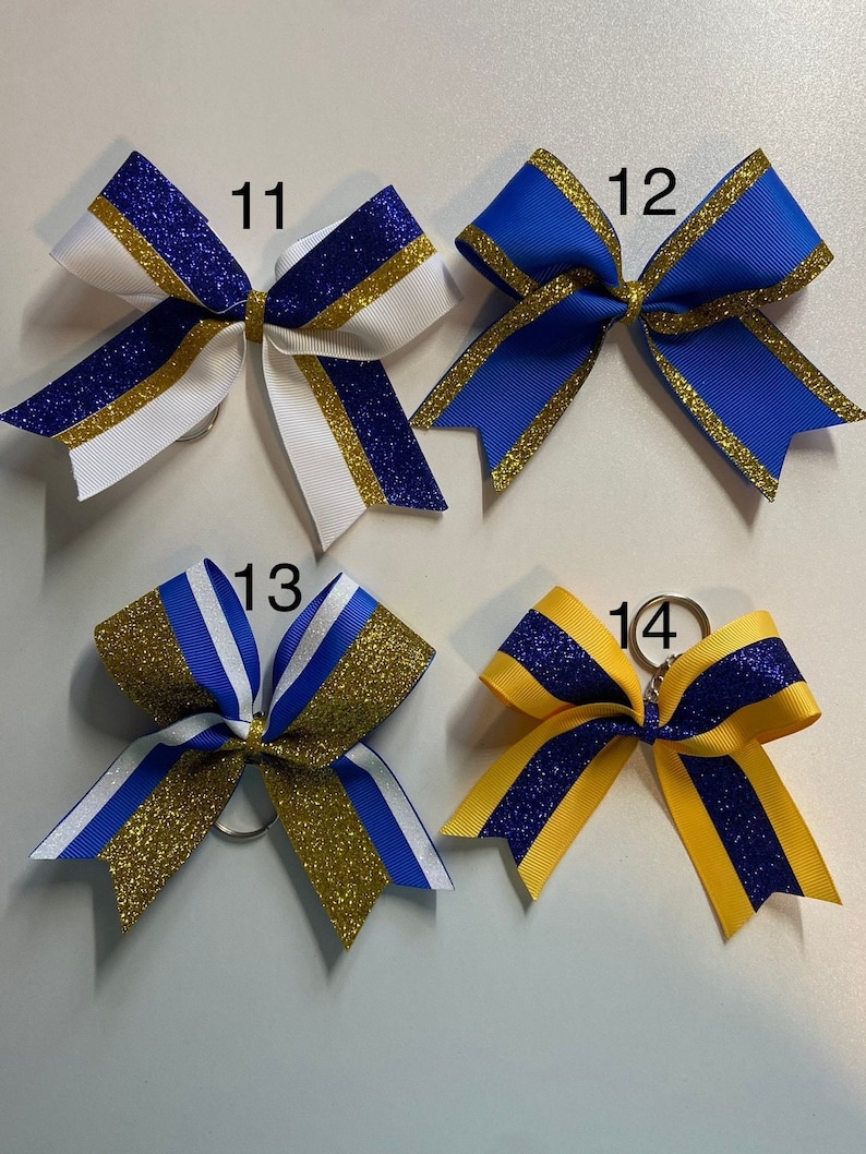 Keychain Cheer Bow - Etsy
