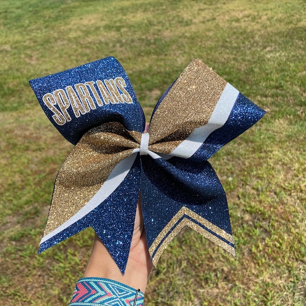 Glitter Cheer Bow - Etsy