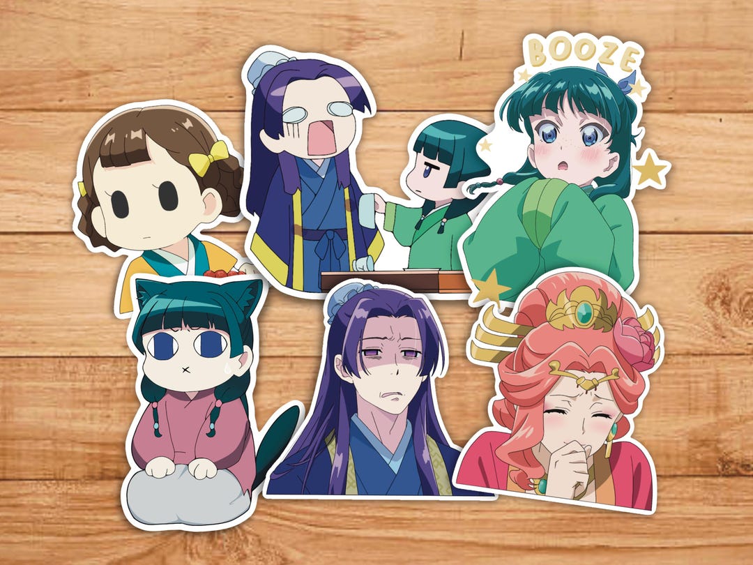 The Apothecary Diaries Sticker Set of 6 - Etsy