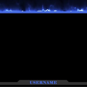 Animated Blue Webcam Overlay | Professional Cam Frame for Twitch ...