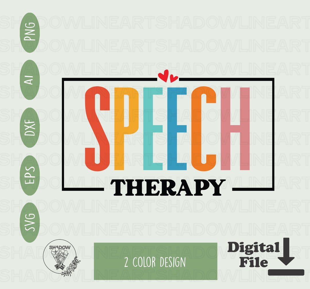Speech Therapy SVG Files Bundle - Speech Pathologist Cricut Silhouette ...