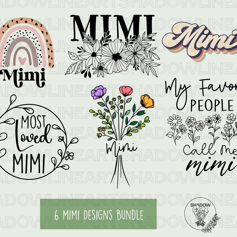 Mimi Svg - Etsy