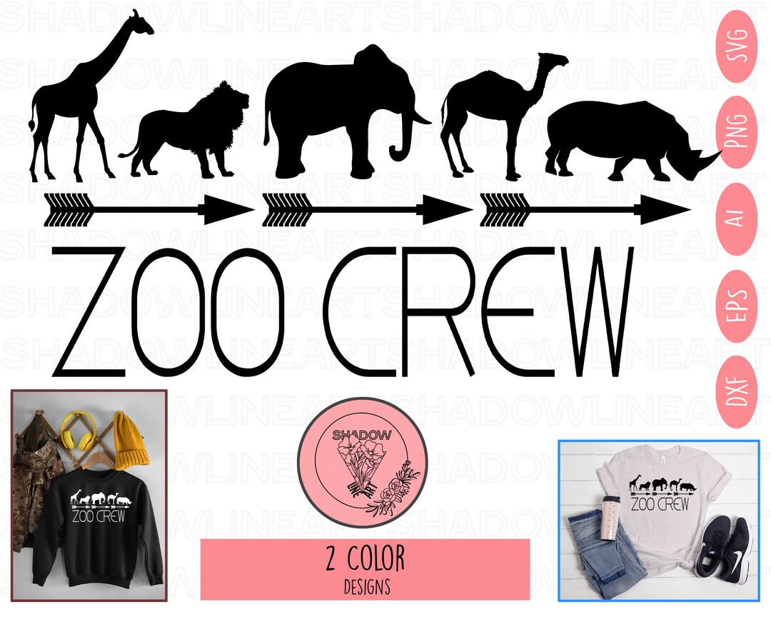 Zoo Crew Svg • Animal Lover SVG Files for Cricut • Digital Download - Etsy