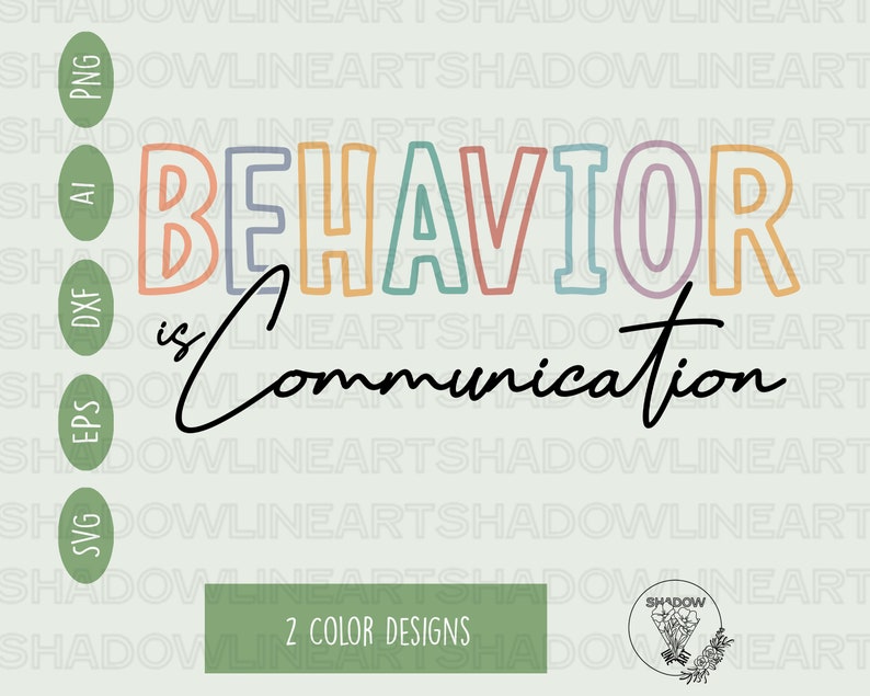 Behavior is Communication Svg Teacher SVG Files for Cricut - Etsy