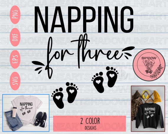 Napping for Three Svg Nap SVG Files for Cricut Digital - Etsy