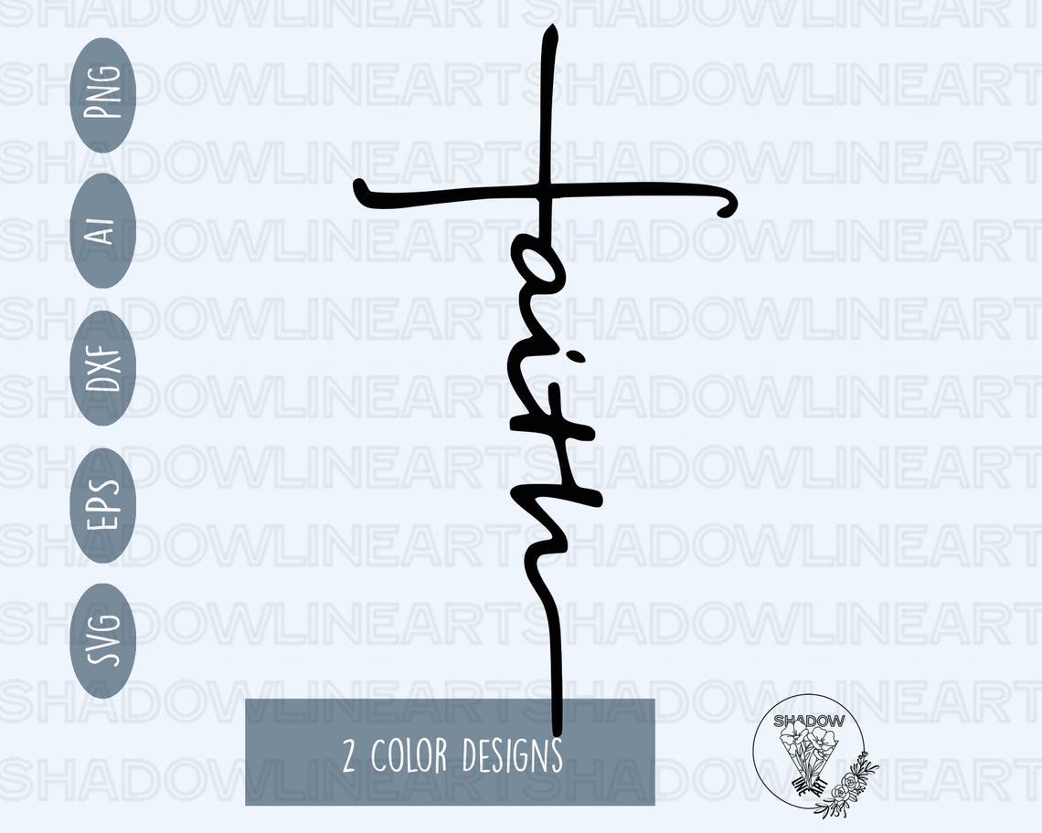 Faith Svg • Christian SVG Files for Cricut • Digital Download - Etsy