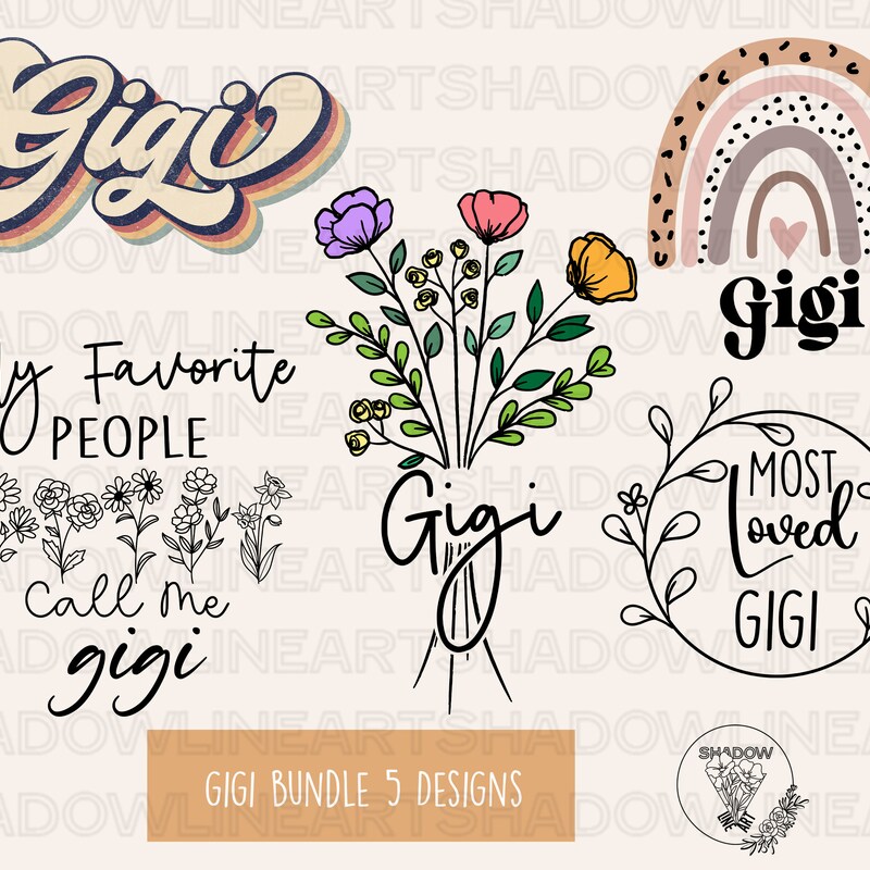 Gigi Svg - Etsy